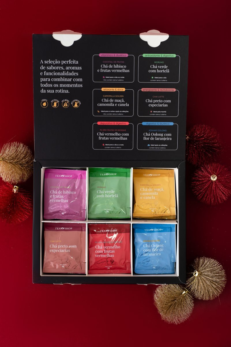 Tea Selection Box - 30 Sachês – Tea Shop